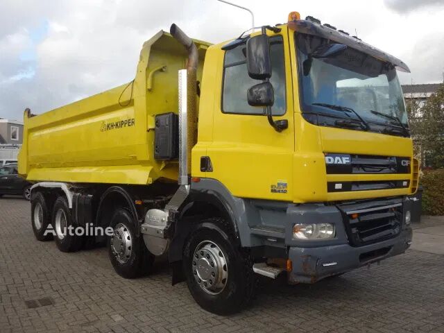 DAF CF 410 8X4 MANUAL GEARBOX HARDOX STEEL KIPPER 20 CUB EURO5 kiper