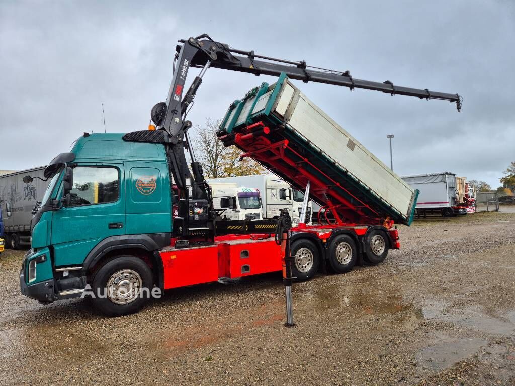 Volvo FMX 500 8x4 // HIAB X-HIPRO 262 EP-5 // 3-Tipper kiper