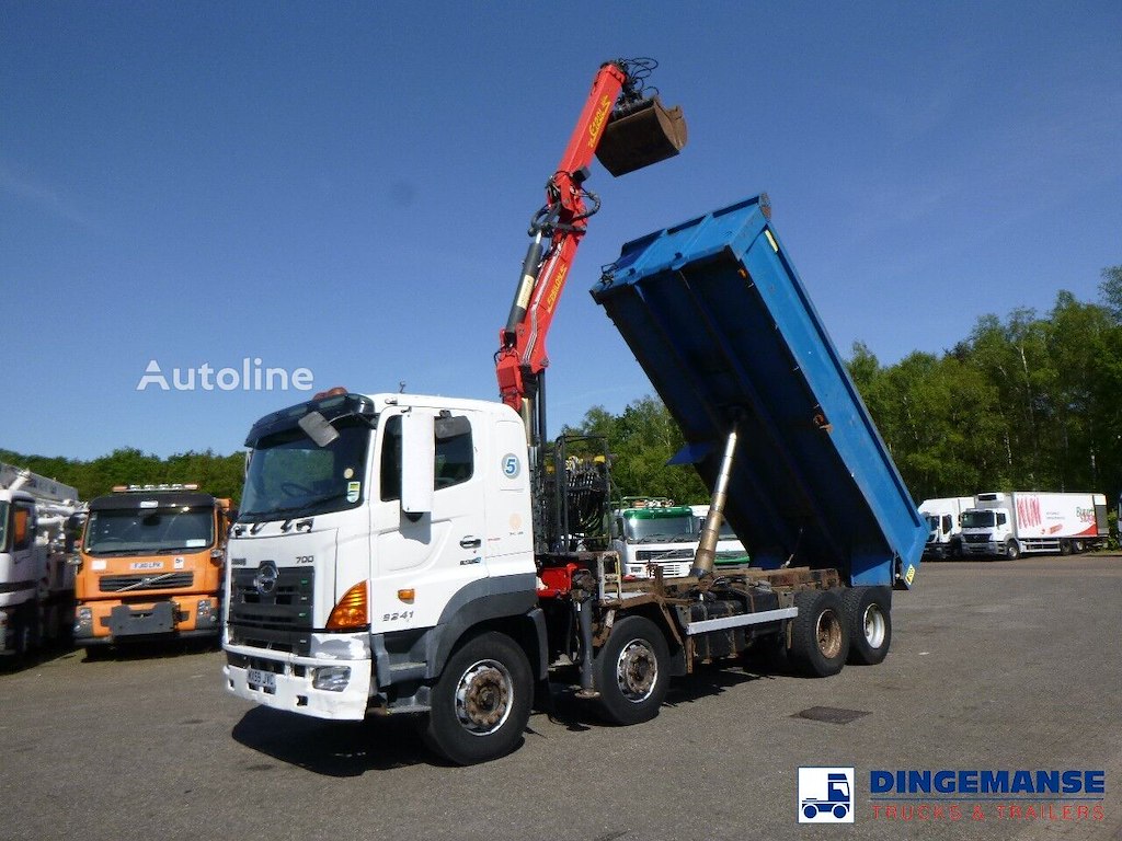 Hino FY1EUKA RHD + Palfinger E120L + grapple kiper
