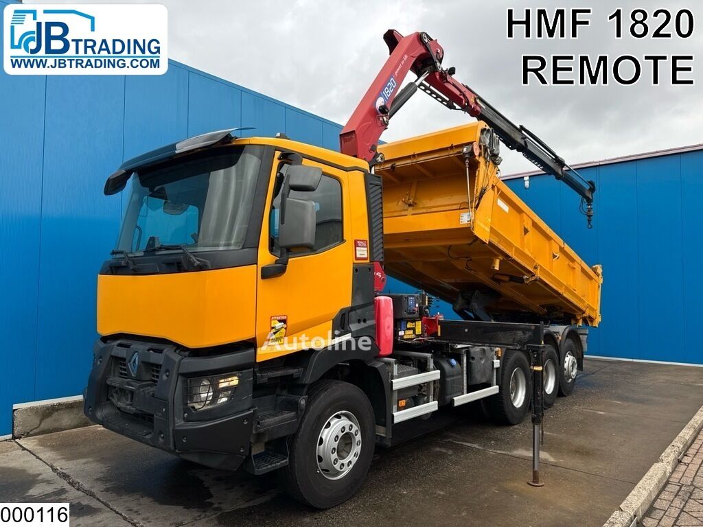 Renault C 430 8x4, EURO 6, HMF, Garnier kiper