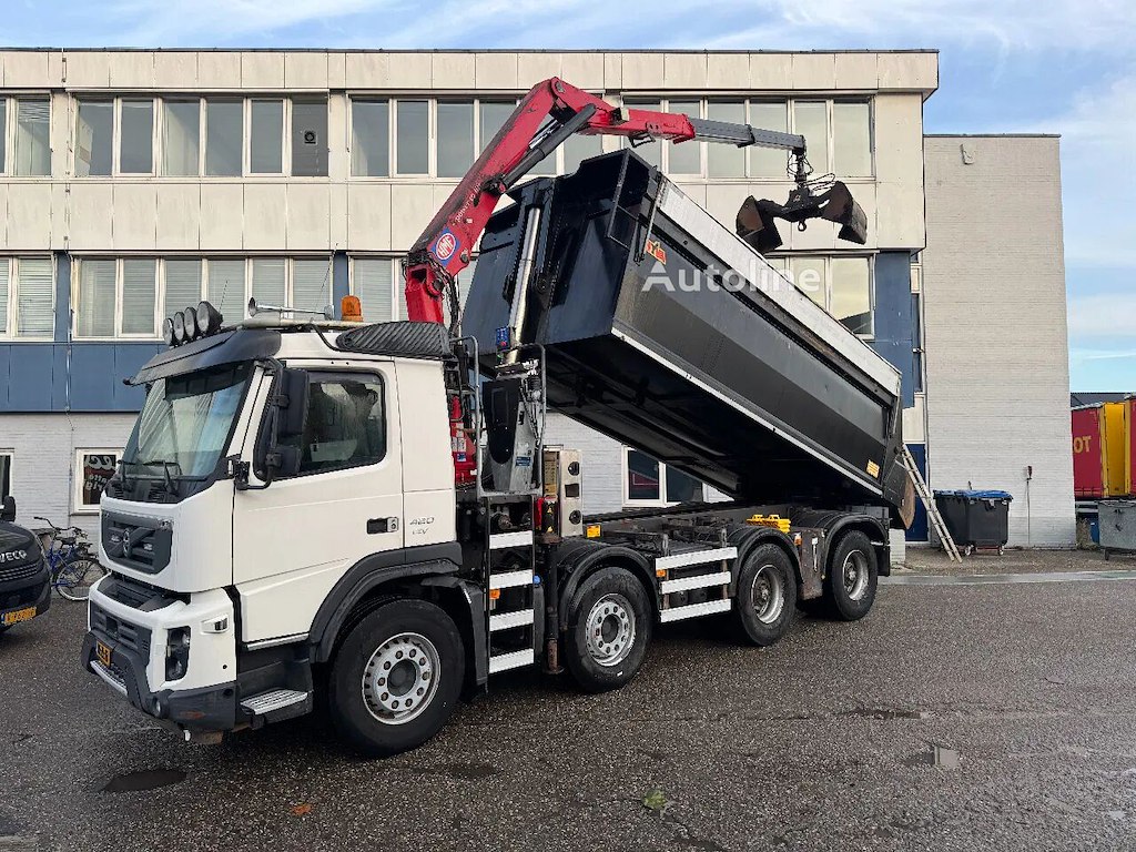 Volvo FMX 420 8X4 HMF 1643Z2 + REMOTE CONTROL + HYVA KIPPER kiper