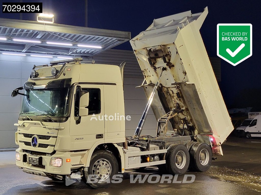 Mercedes-Benz Actros 2655 Actros 6X4 V8 Retarder Big-Axle Steelsuspension 11m3 kiper