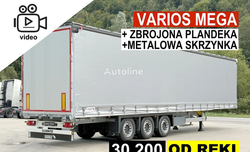 Nova Schmitz Cargobull VARIOS CS 24/L poluprikolica sa kliznom ceradom