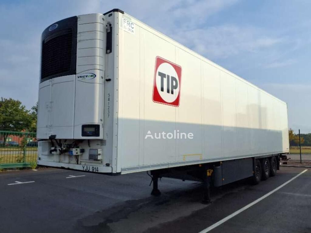 Schmitz Cargobull Trailer Reefer Flower Width & Double Stock Straight poluprikolica hladnjača (581237)