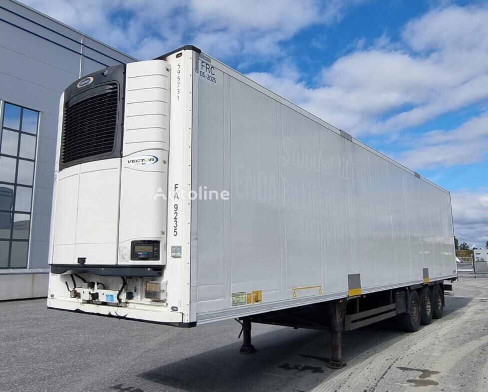 Schmitz Cargobull Trailer Reefer Flower Width & Dual Temp & Double Stock Straight poluprikolica hladnjača (595731)