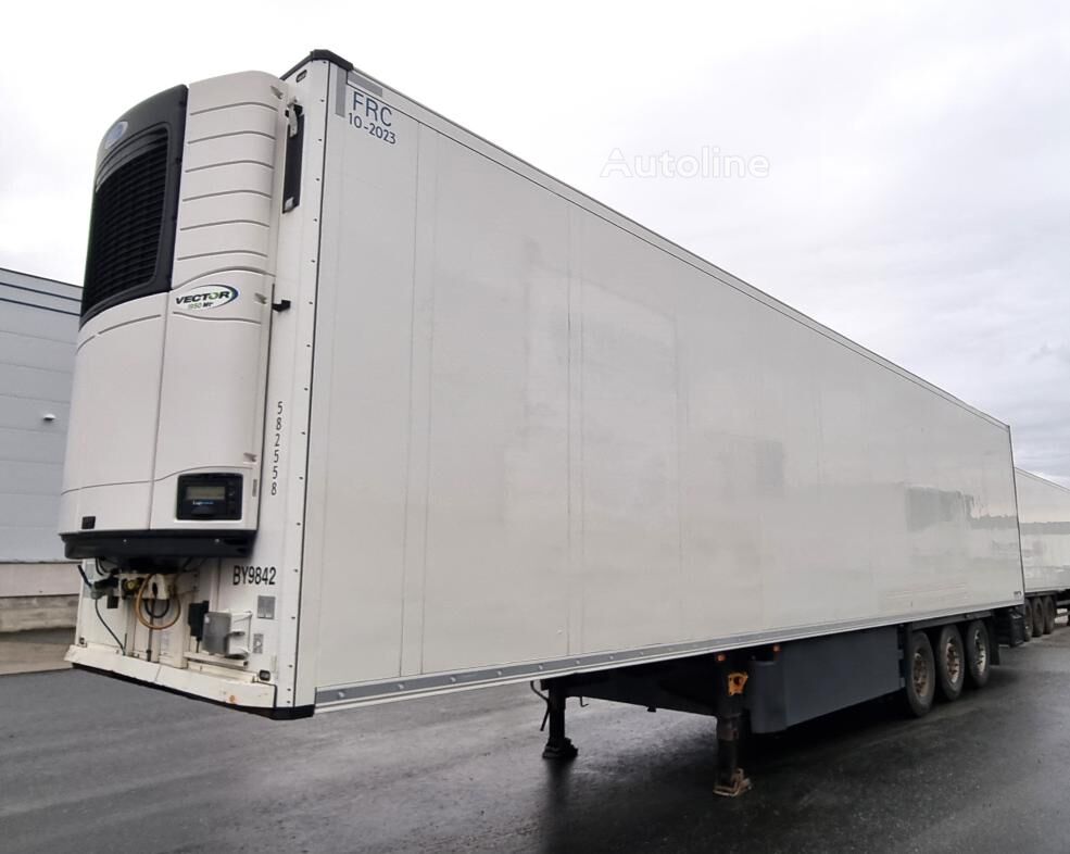 Schmitz Cargobull Trailer Reefer Flower Width & Dual Temp & Double Stock Straight poluprikolica hladnjača (582558)