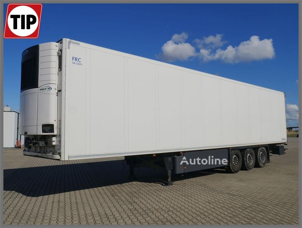 Schmitz Cargobull Trailer Reefer Flower Width & Double Stock Straight poluprikolica hladnjača