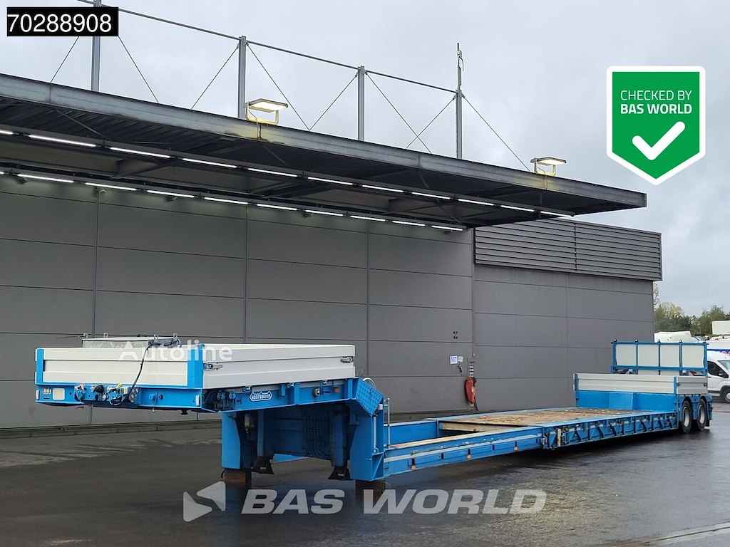 Nooteboom Euro-38-02/L 2 axles Extendable 500cm poluprikolica sa niskom platformom