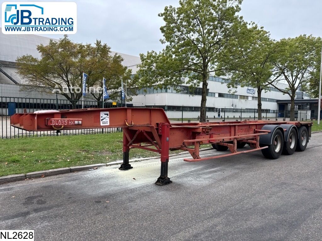 Fruehauf Chassis 20 ft, ADR poluprikolica za prevoz kontejnera
