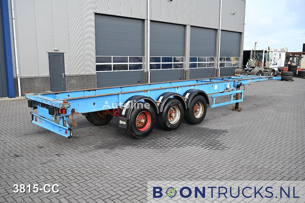 Blumhardt Cont.-Sal 40.24 E FIXED CHASSIS | 40ft * STEEL SUSPENSION * 4700 poluprikolica za prevoz kontejnera