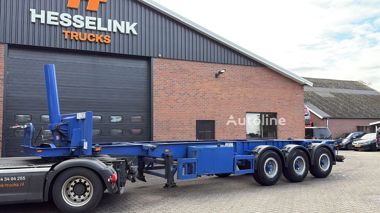 Hendricks 20ft container Kippchassis 24V hydraulic Self support! poluprikolica za prevoz kontejnera