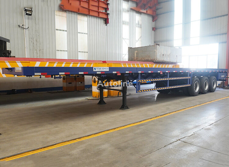 Nova Titan 3 Axle Extendable Flatbed Trailer for Sale Price -F poluprikolica platforma