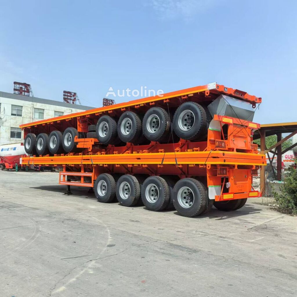 Nova 4-axle flatbed semi-trailer poluprikolica platforma