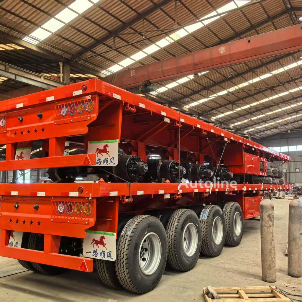 Nova 4-axle flatbed semi-trailer poluprikolica platforma