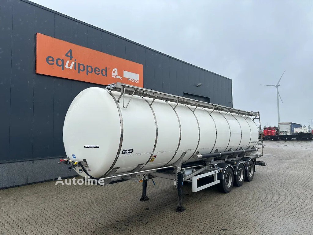 Van Hool FOOD / 39.000L / 3-COMP / ADR-attest (AT, FL) / NL-trailer / APK cisterna za prevoz hrane