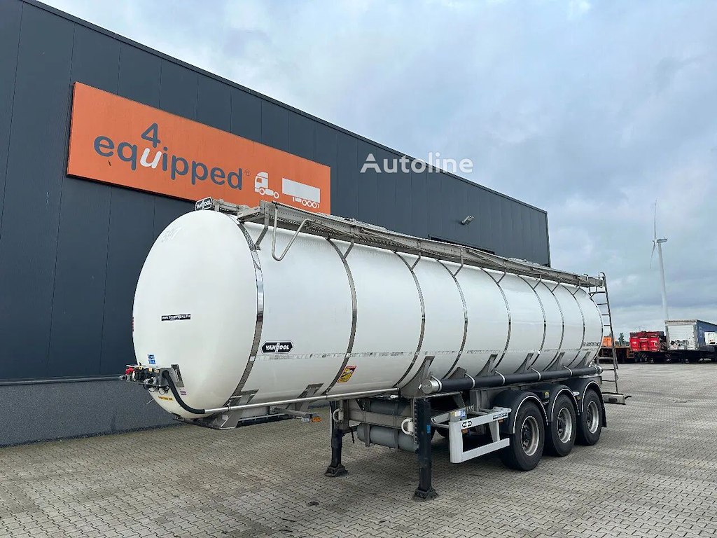 Van Hool FOOD / RVS chassis / empty weight: 5.860kg / 29.500L / 1-comp.+ cisterna za prevoz hrane