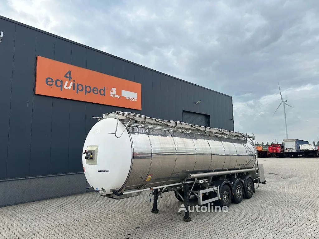 Feldbinder FOOD / LEVENSMIDDELEN / LEBENSMITTEL / 33.500L / 3-COMP / PUMP / cisterna za prevoz hrane