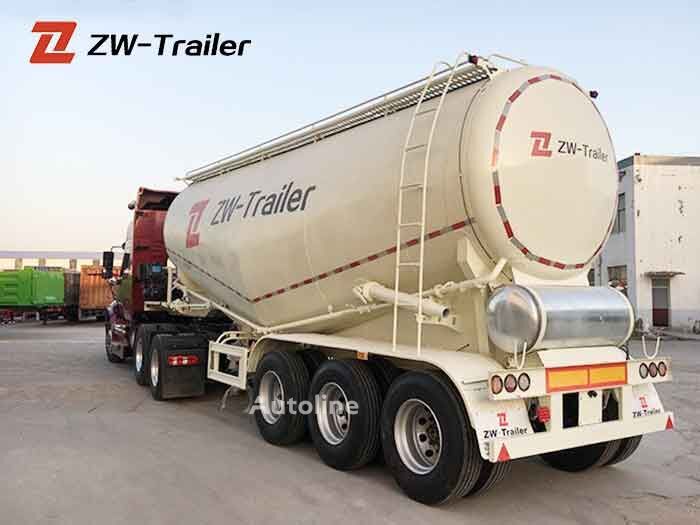 Nova ZW-Trailer 3 Axle Pneumatic Bulk Cement Tanker Trailer for Zimbabwe cisterna za prevoz cementa