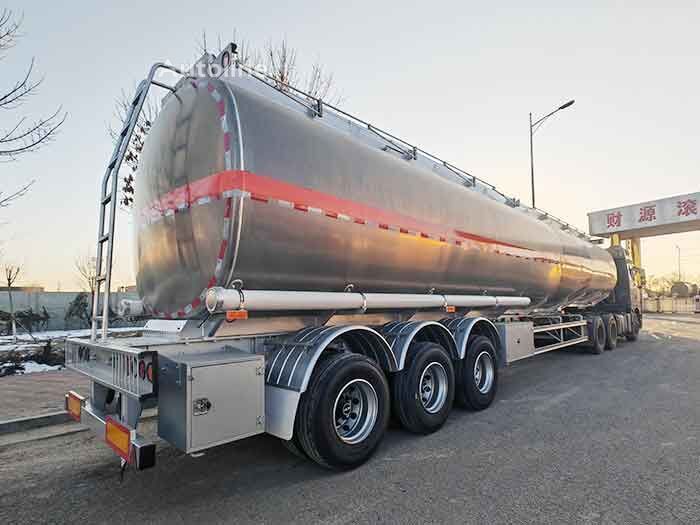 Nova ZW-Trailer 3 Axle 45000L Aluminum Fuel Tanker Trailer for Mexico cisterna za goriva i maziva
