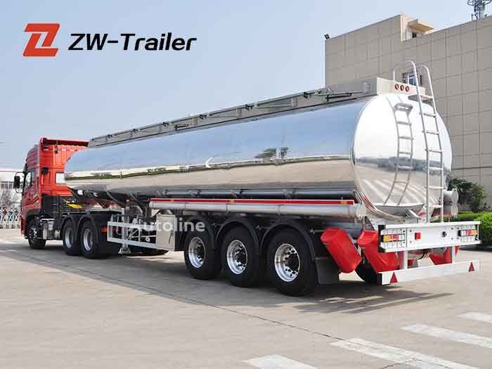 Nova ZW-Trailer Lightweight Aluminum Fuel Tanker Semi-Trailer for UAE cisterna za goriva i maziva