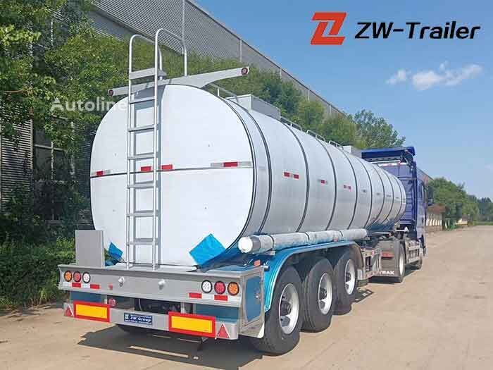 Nova ZW-Trailer 45000 L Stainless Steel Tanker Trailer for sale cisterna za goriva i maziva