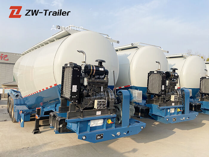 ZW-Trailer Dry Bulk Cement Powder Tanker Semi Trailer for Nigeria cisterna za prevoz cementa