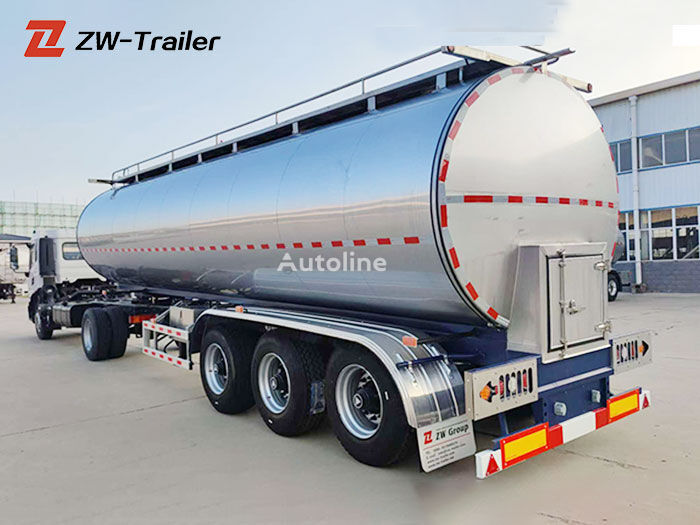Nova ZW-Trailer 3 Axle 30000L Milk Transport Tanker Semi Trailer for Zimbabwe cisterna za prevoz hrane
