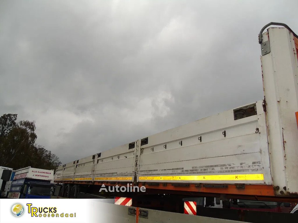 Kässbohrer 3 AXLE BPW poluprikolica sa ravnom platformom