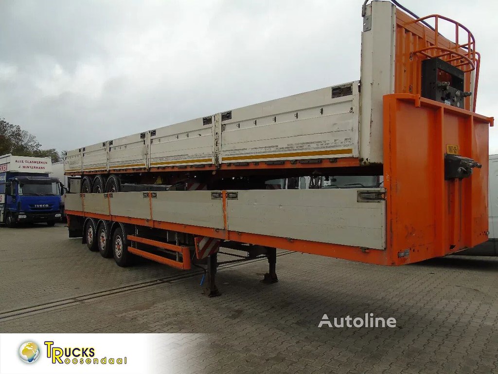 Samro 3 AXLE BPW poluprikolica sa ravnom platformom