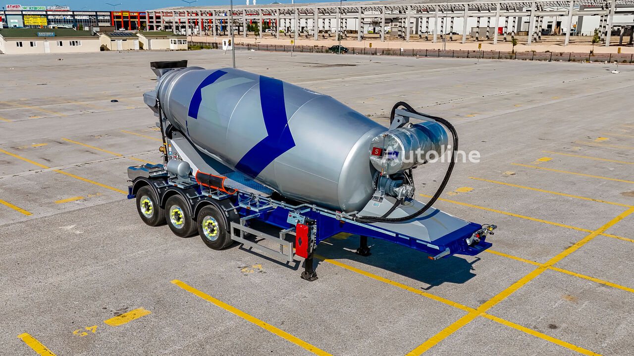 Novi STU Concrete Mixer Trailer / 12,7 - 14,7m3 poluprikolica betonska mešalica