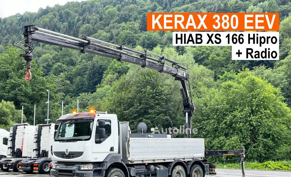 Renault Kerax 380 kamion s ravnom platformom