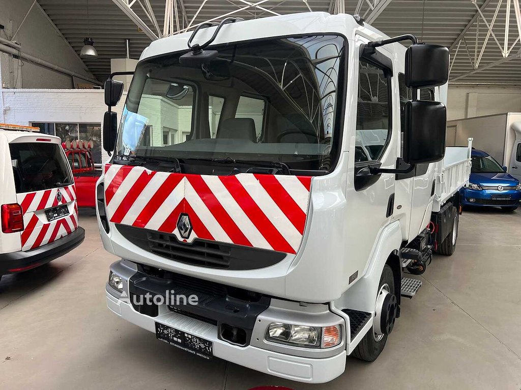 Prodaje se Renault Midlum kamion s ravnom platformom na aukciji