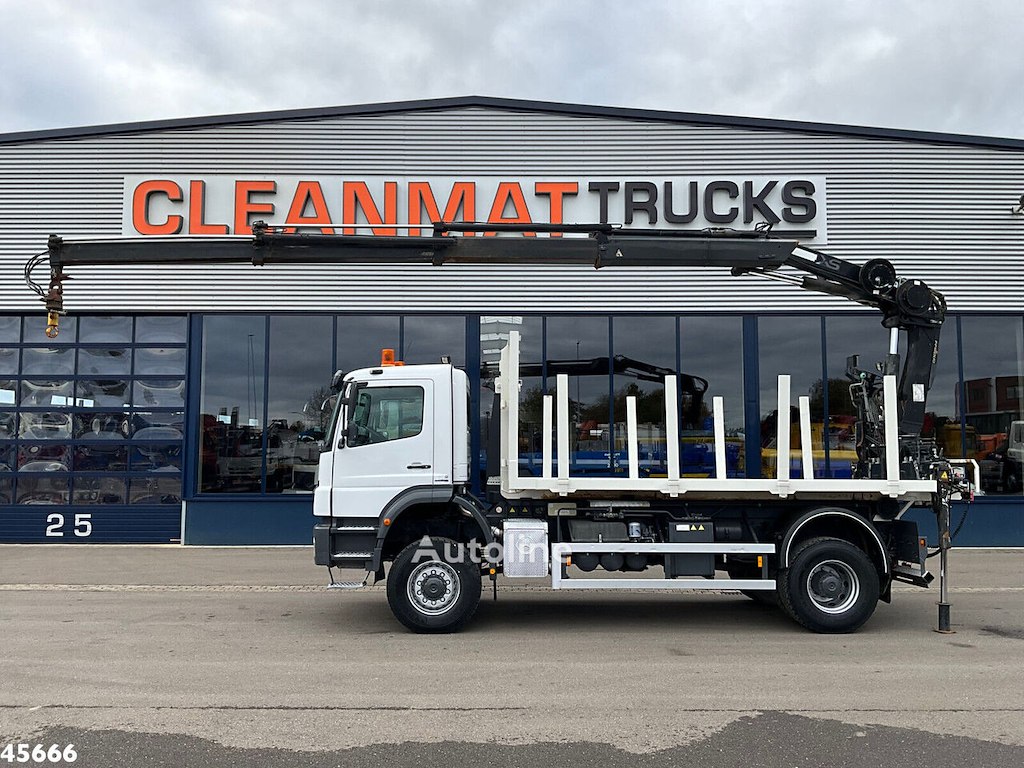 Mercedes-Benz AXOR 1929 4x4 VDL 14 Ton haakarmsysteem + Laadplateau met Hiab 1 kamion s ravnom platformom
