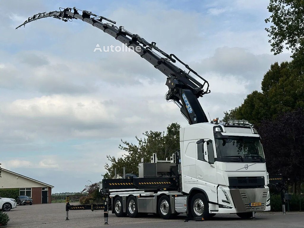 Volvo FH 550 TRUCK/TRACTOR! EFFER 140tm!!!!44dkm!!JIB/LIER/WINCH!!TOP! kamion s ravnom platformom
