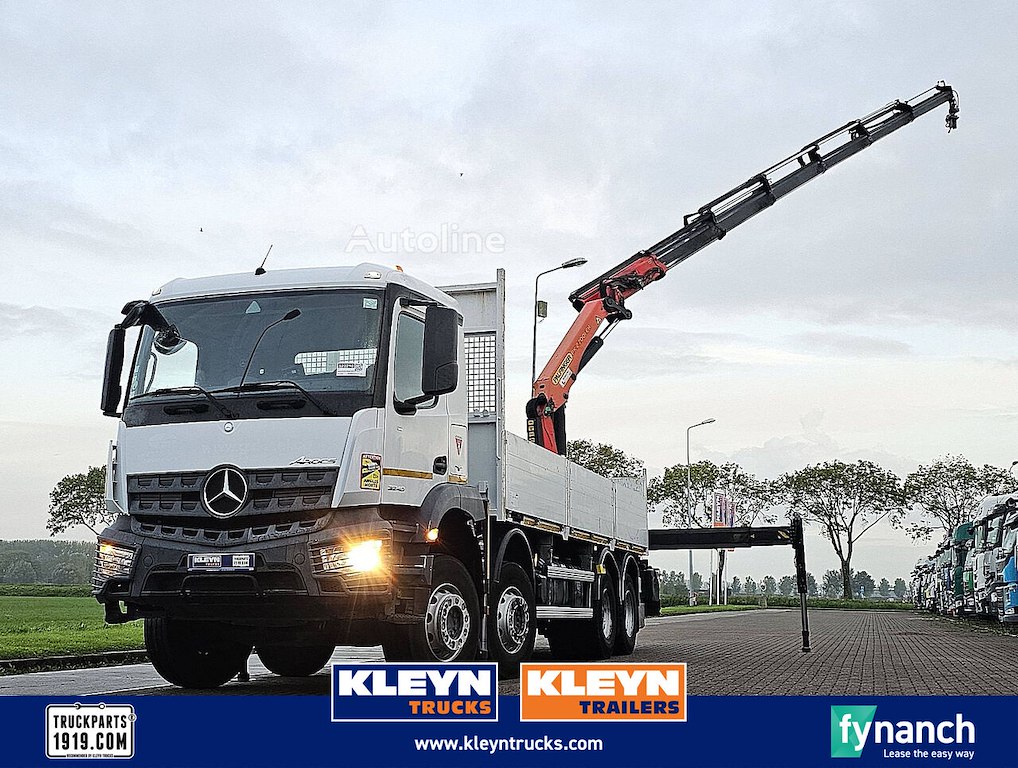Mercedes-Benz AROCS 3240 Palfinger PK 27001-E kamion s ravnom platformom