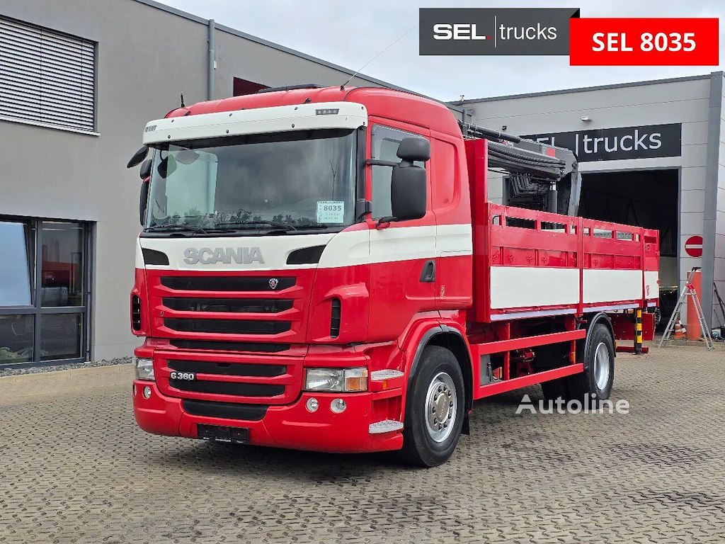 Scania G360 LB4X2MNA Retarder / Ohne Fernbedienung / HIAB 133K PRO kamion s ravnom platformom