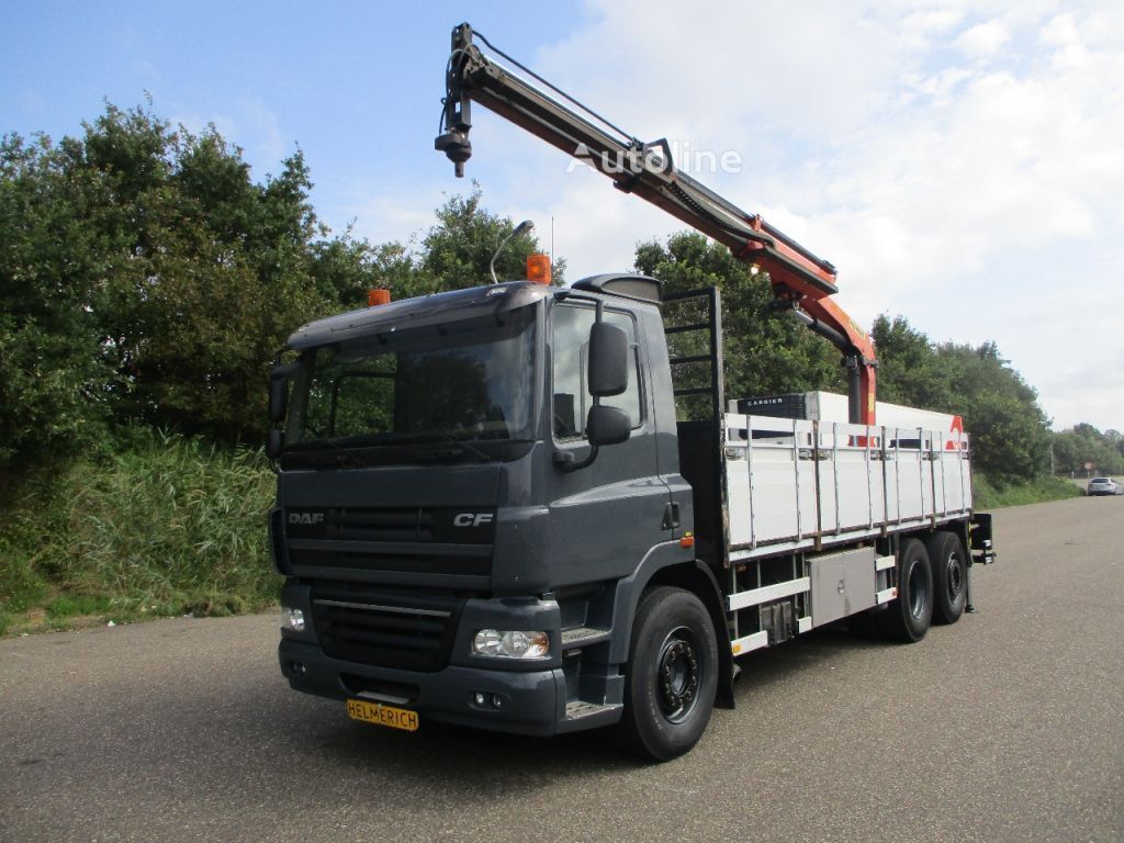 DAF CF 85 85 CF 360 EURO 5 6X2 MANUALGEARBOX PALFINGER PK18002 EH RA kamion s ravnom platformom
