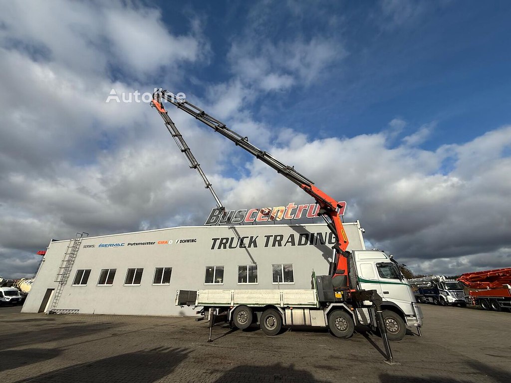 Volvo FH 540 HDS Palfinger PK 78002 SH + FlyJib kamion s ravnom platformom