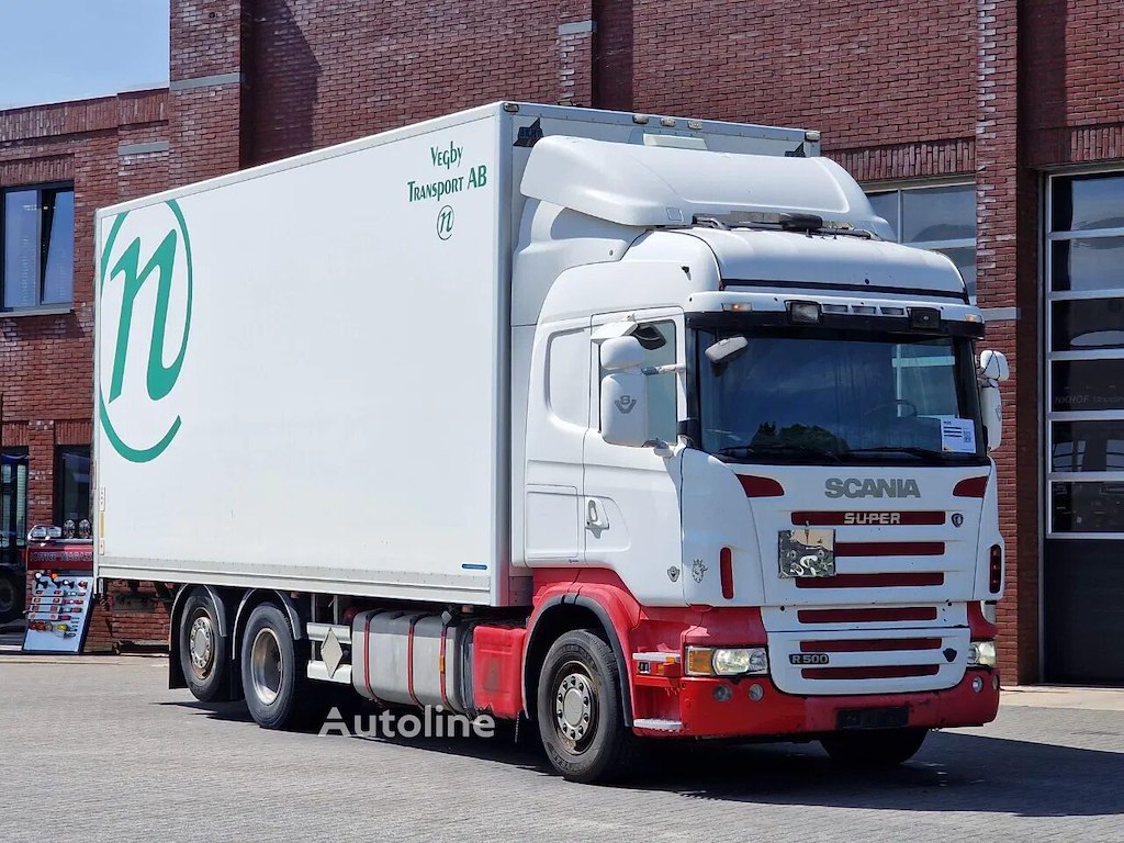 Scania R500 V8 Highline 6x2*4 - Box with side doors - Loadlift - Manual kamion furgon