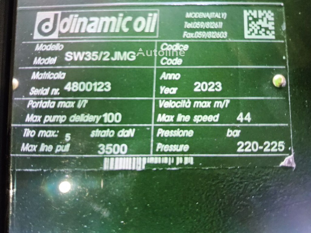 Dinamic Oil SW35/2 JMG vitlo
