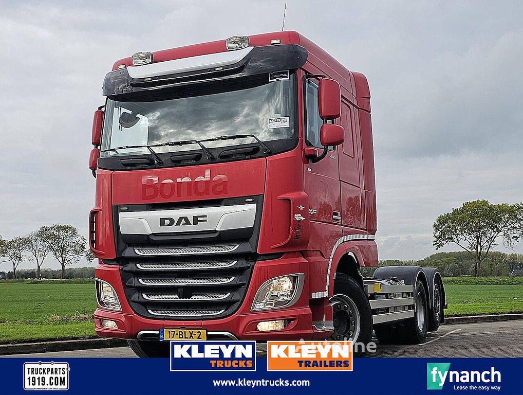 DAF XF 480 6X2 FAN WB 390 kamion šasija