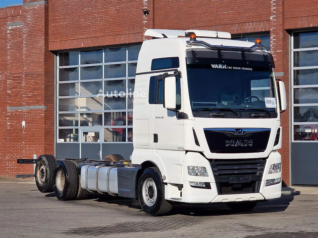 MAN TGX 26.500 6x2 XXL - Chassis - Full air - Night clima - AS Troni kamion šasija