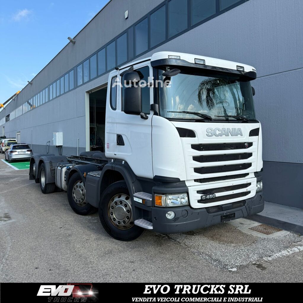 Scania G450 4 ASSI,STERZANTI,RETARDER kamion šasija
