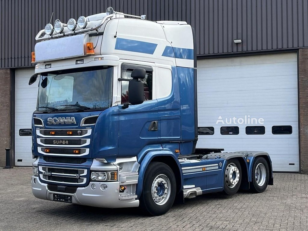 Scania R520 V8 / Full air / Retarder / 6x2 / Full spoiler / Xenon / 2 x tegljač