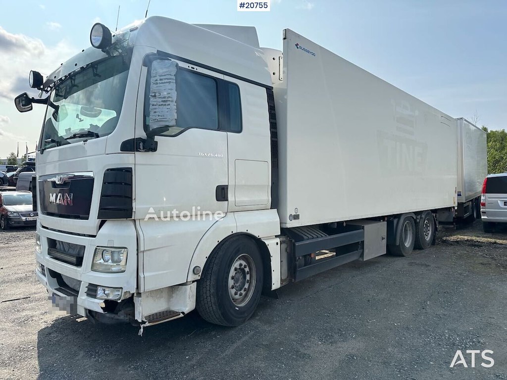 MAN TGX 26.480 6x2 skapbil m/ Bussbygg skap og lift kamion hladnjača