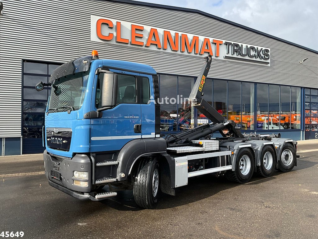 MAN TGS 35.440 8x4 Hyvalift 26 Ton haakarmsysteem kamion rol kiper