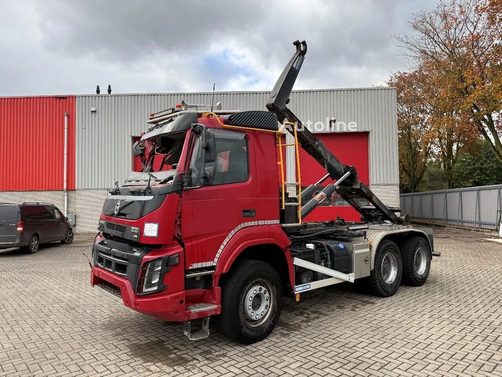 Volvo FMX4-500 / ENGINE RUNNING / VEB+ / 6X4 / 2XBIG AXLE / AJK 20 TON kamion rol kiper nakon udesa