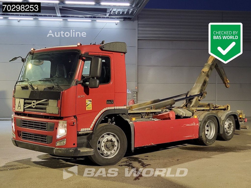 Volvo FM 370 6X2 21t Hooklift Lift Axle Automatic Euro 5 kamion rol kiper