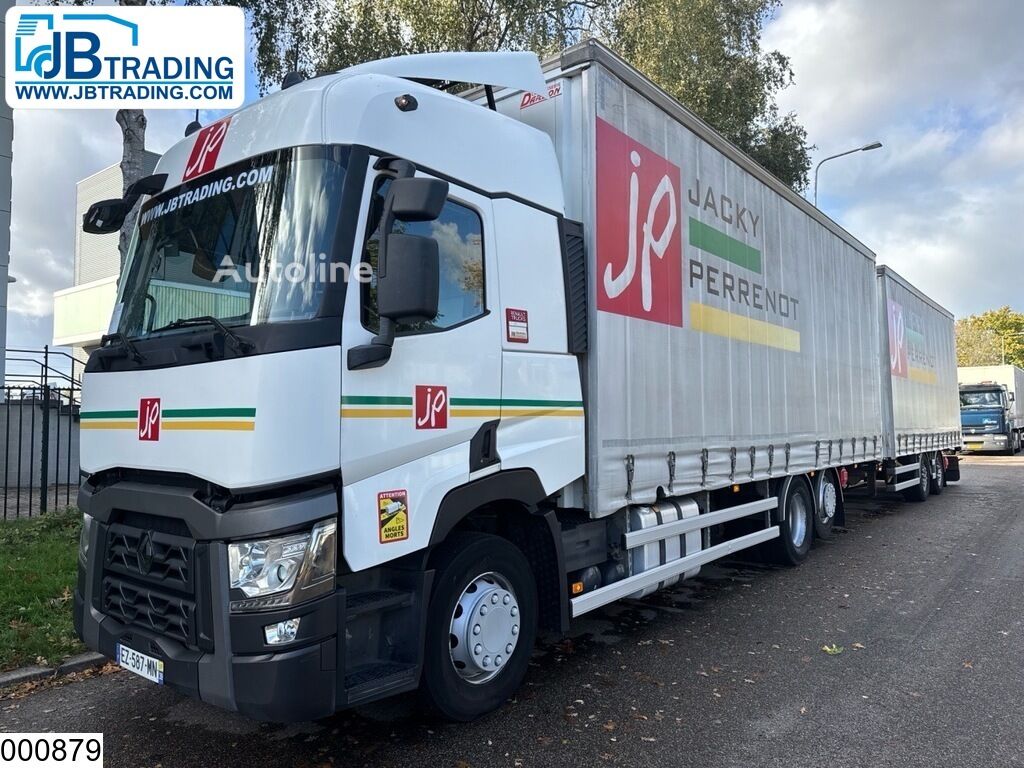 Renault T 480 6x2, EURO 6, Combi, Standairco kamion sa klizna zavesa cerada