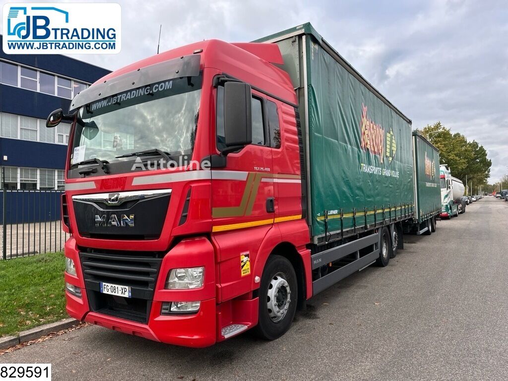 MAN TGX 26 460 6x2, EURO 6, Combi, Retarder, Lifitng roof kamion sa klizna zavesa cerada